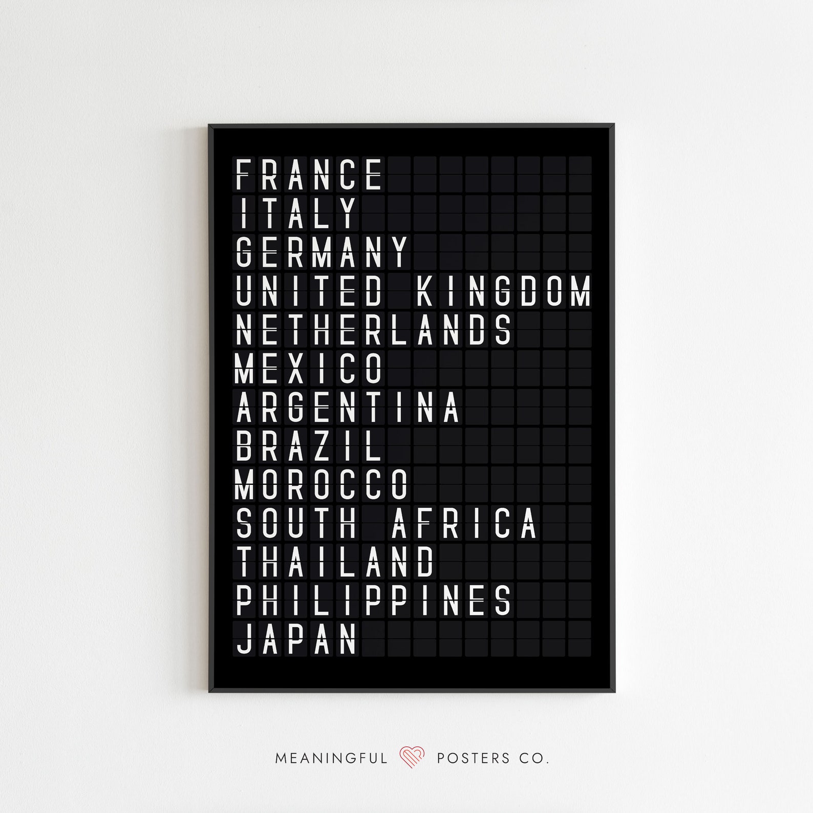 Custom Airport Flight Board Departures Board With Dates - Etsy