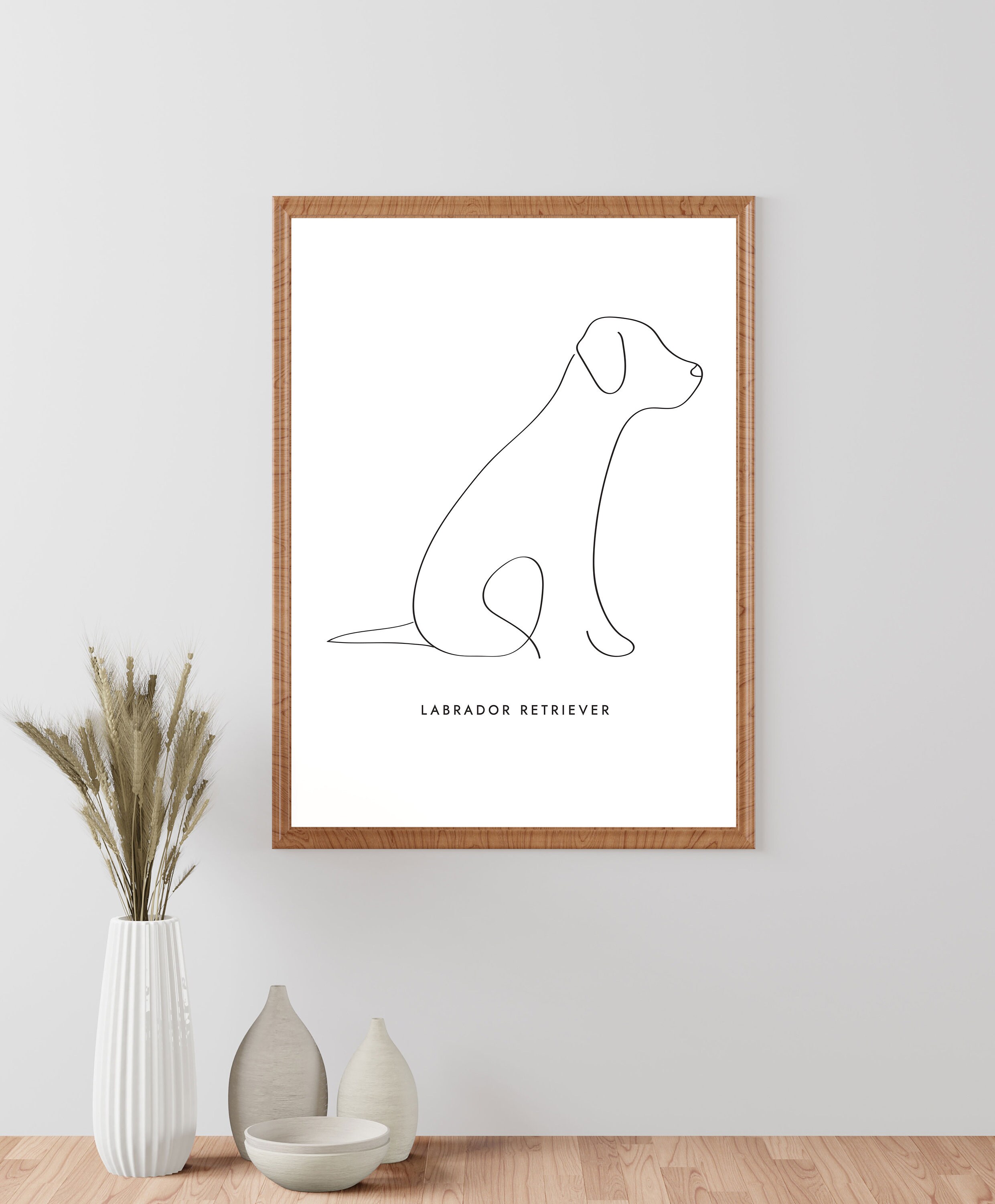 Labrador Retriever Poster, Custom Labrador Retriever Print ...