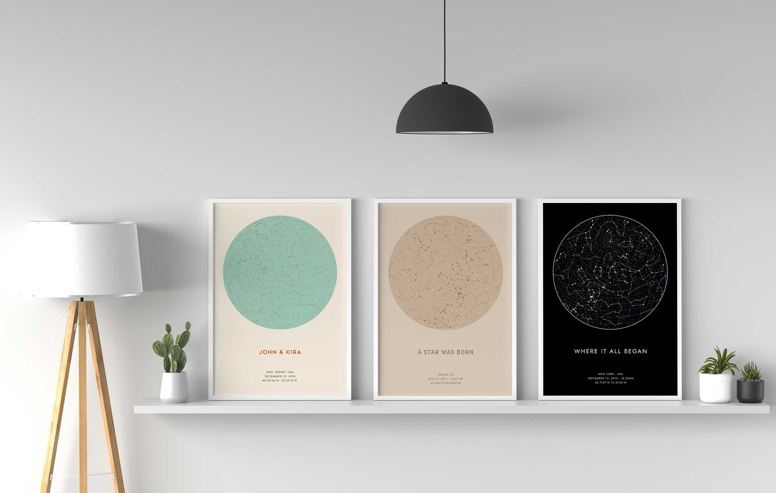 Custom Star Map Personalized Star Map Constellation Chart - Etsy