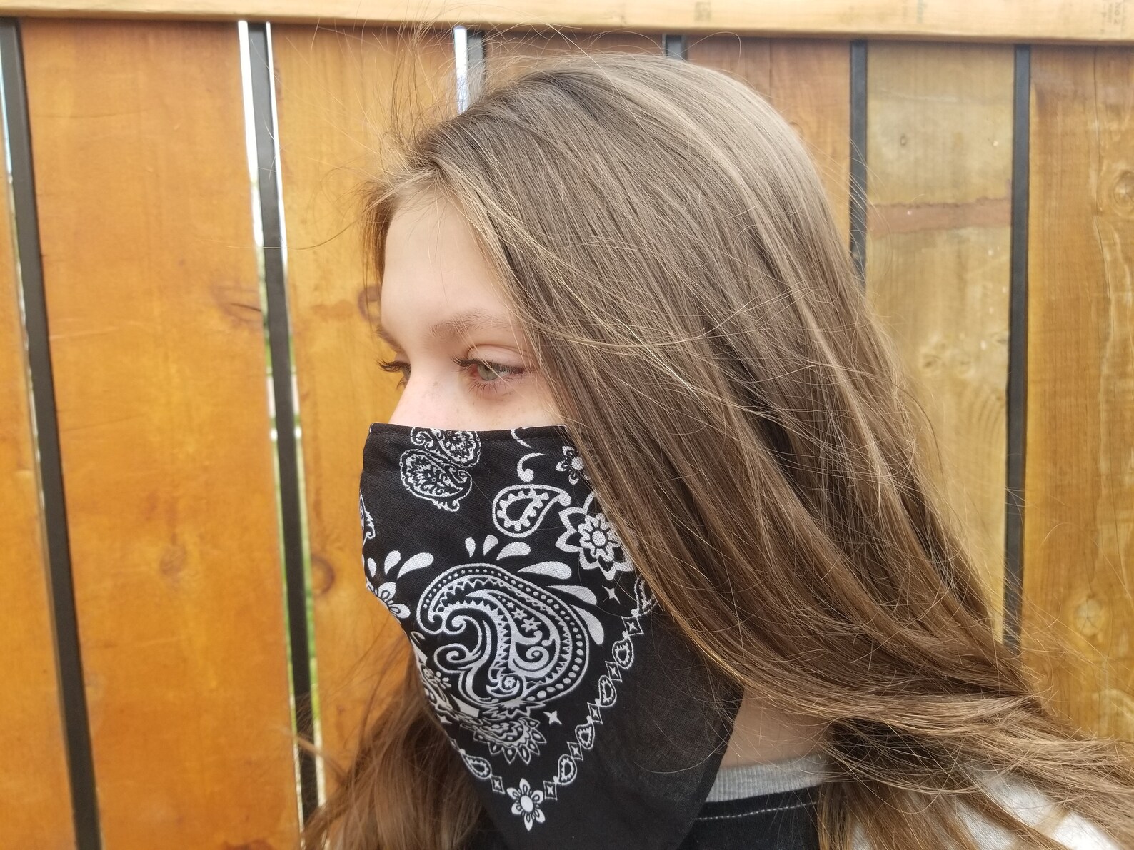 Style 1. Bold Colors. Unisex Bandana Face Mask With Filter - Etsy