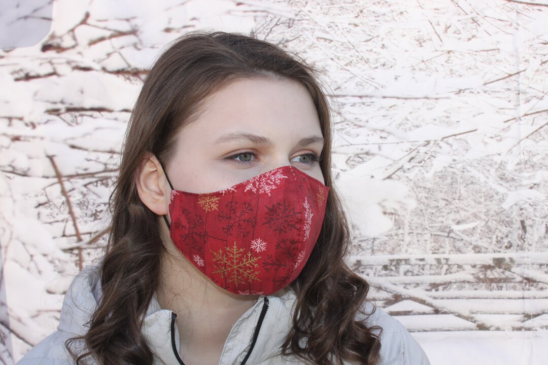 Style #6. Unisex 2 Layer Mask With Filter Pocket, Adjustable, Elastic ...