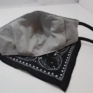 Style 3. Bold Colors. Unisex Bandana Face Mask With Filter - Etsy