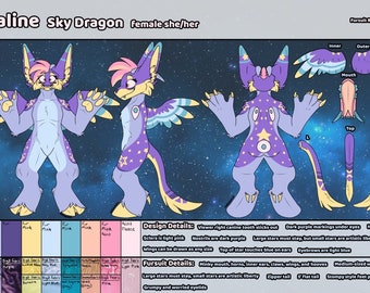 Furry Ref Sheet - Etsy