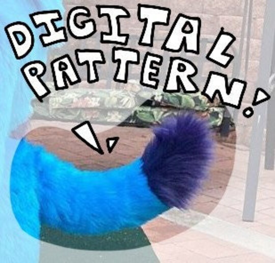 Short Waggy Tail Pattern - Etsy