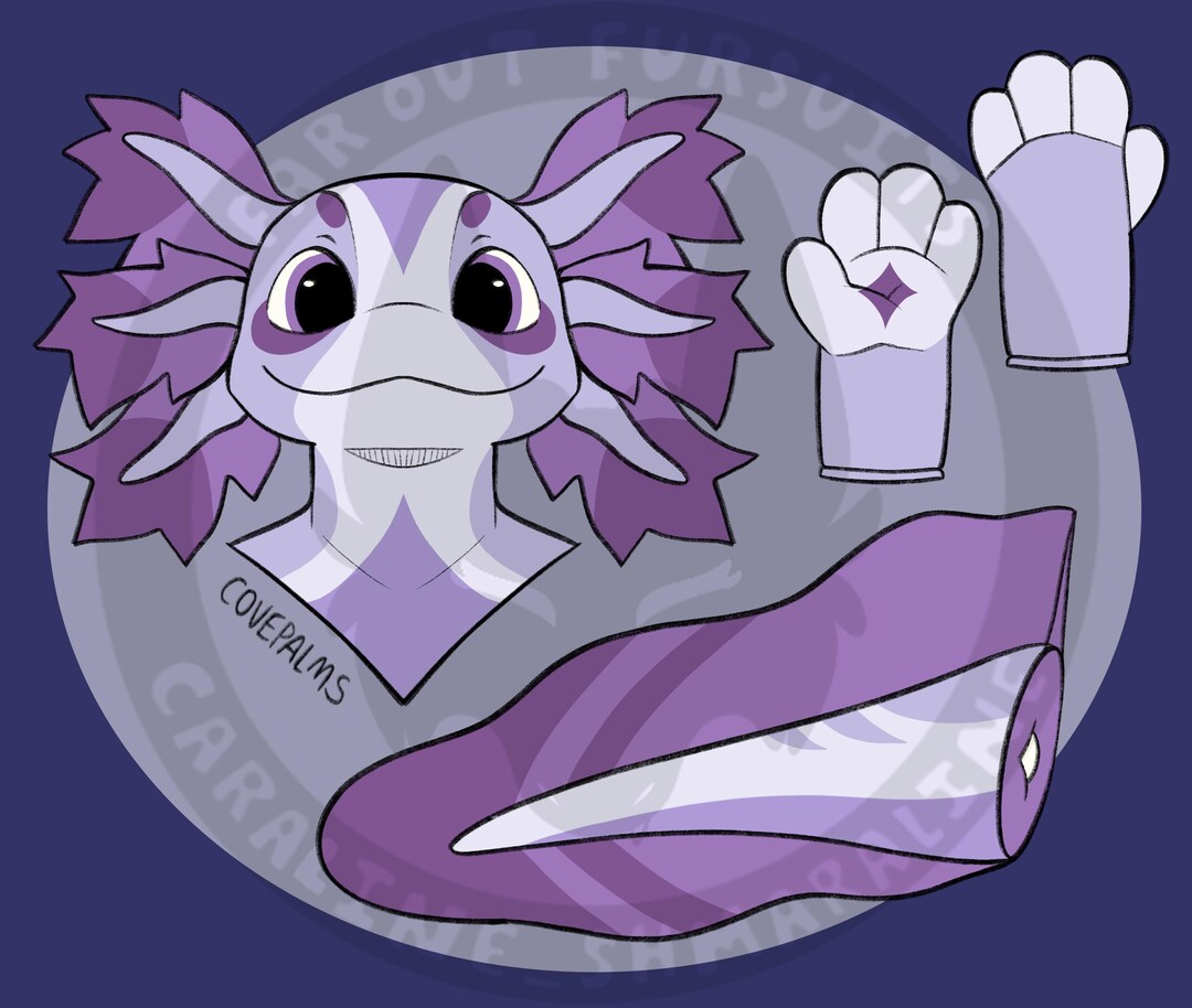 Axolotl Fursuit Partial Adopt - Etsy