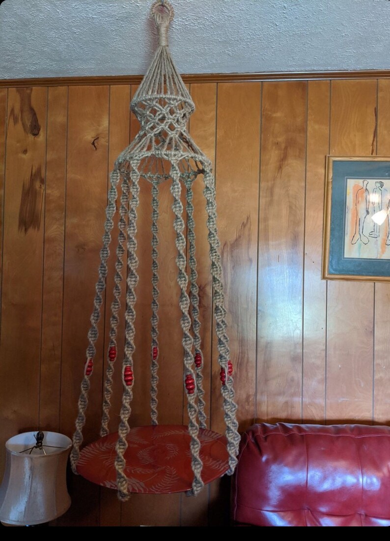 Macrame Hanging Art Table - Etsy