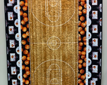 Basketball Quilt - Etsy