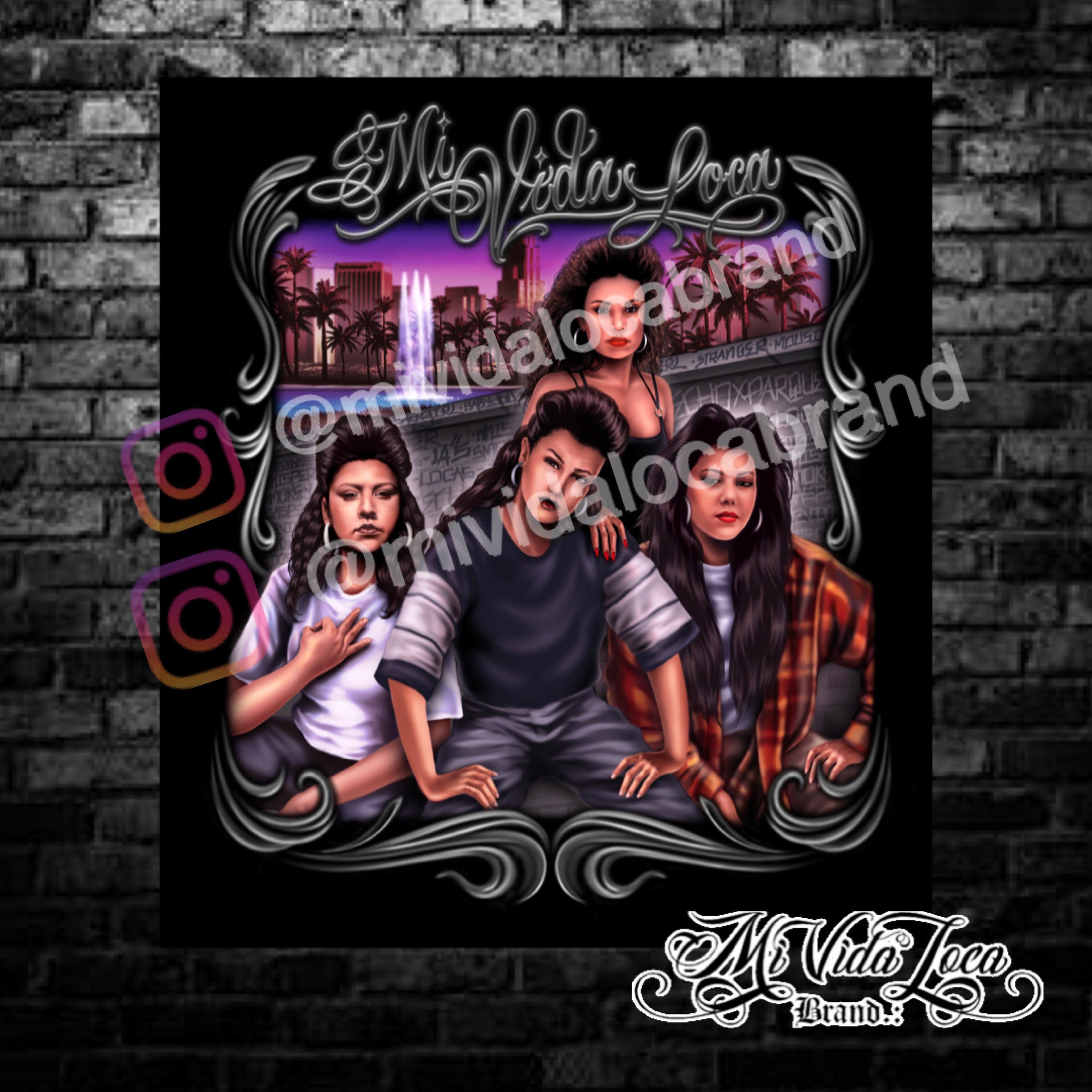 Mi Vida Loca Brand.: Poster - Etsy