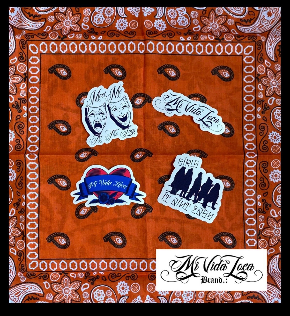 Vinyl Stickers Mi Vida Loca Brand.: - Etsy