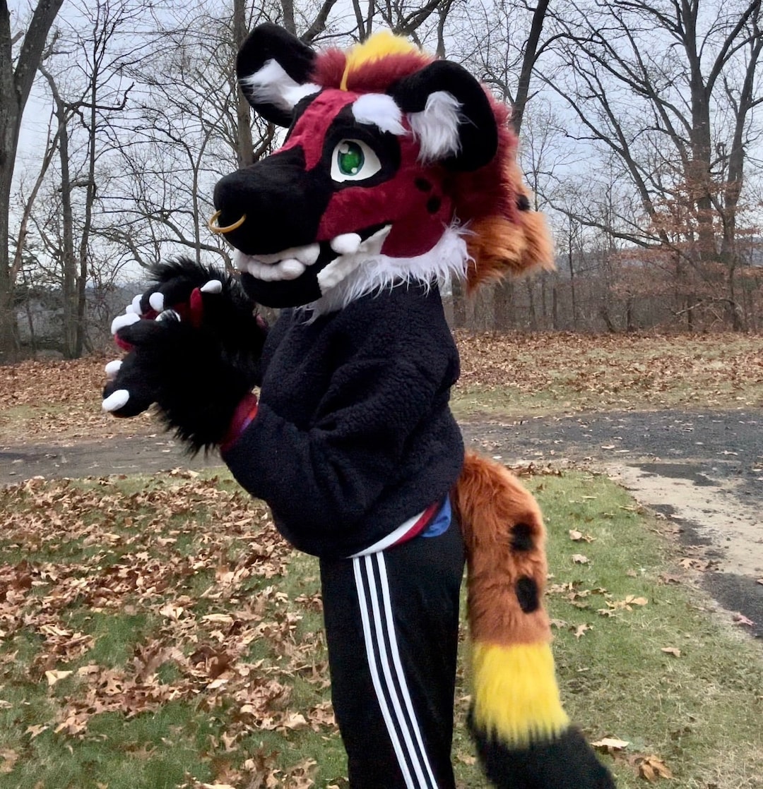 Hyena Mini Partial Fursuit READ DESCRIPTION - Etsy