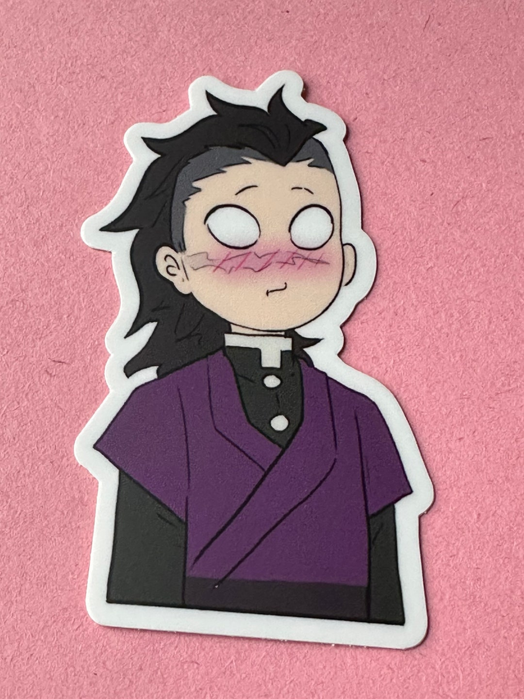 Flustered Boy Demon Eradicating Anime 3 Stickers - Etsy