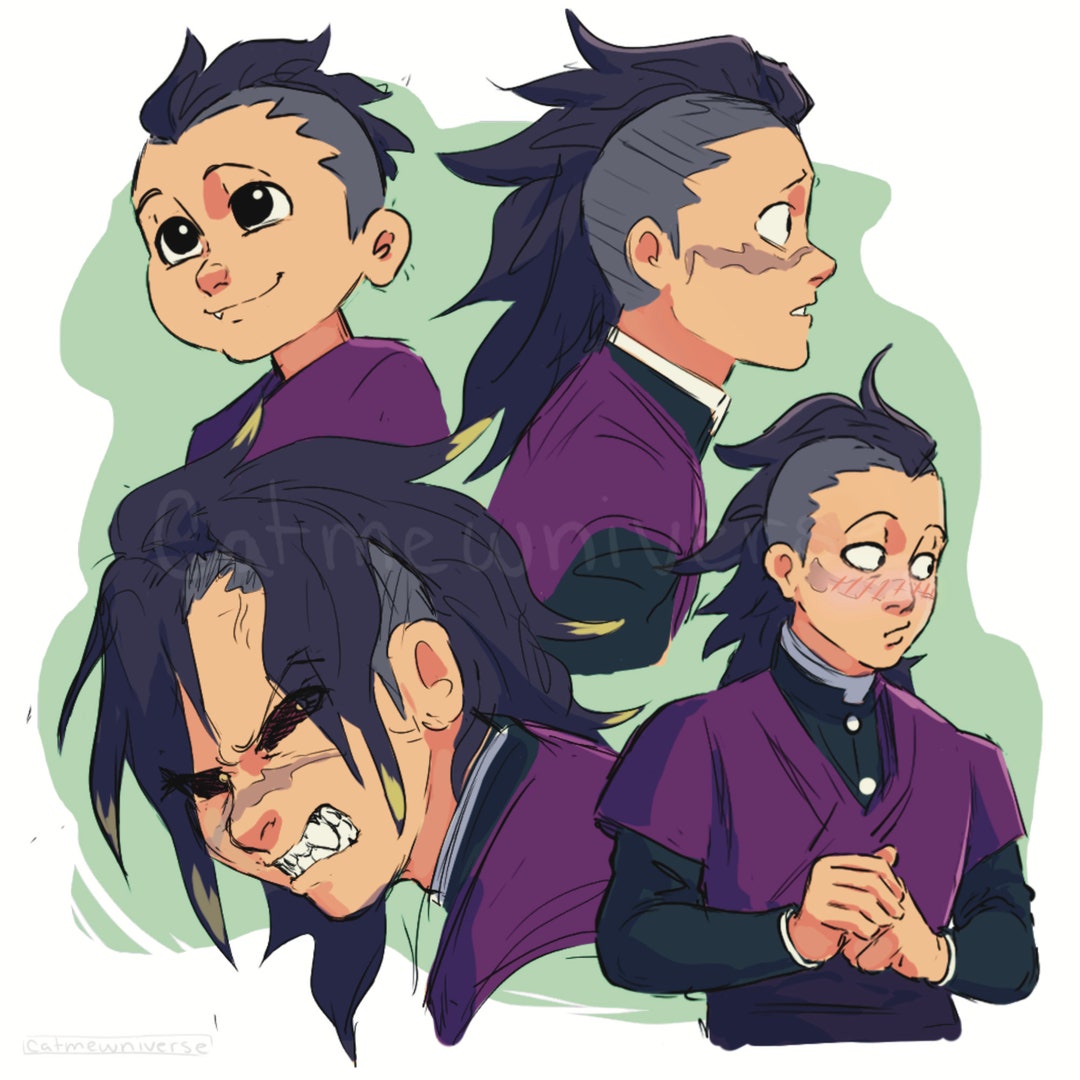 Nemi’s Brother- Demon Eradicating Anime Square Print - Etsy