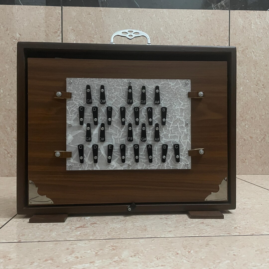 Handmade Teak Shruti Box: 25 Key, 432hz - Indian Musical Instrument - Etsy
