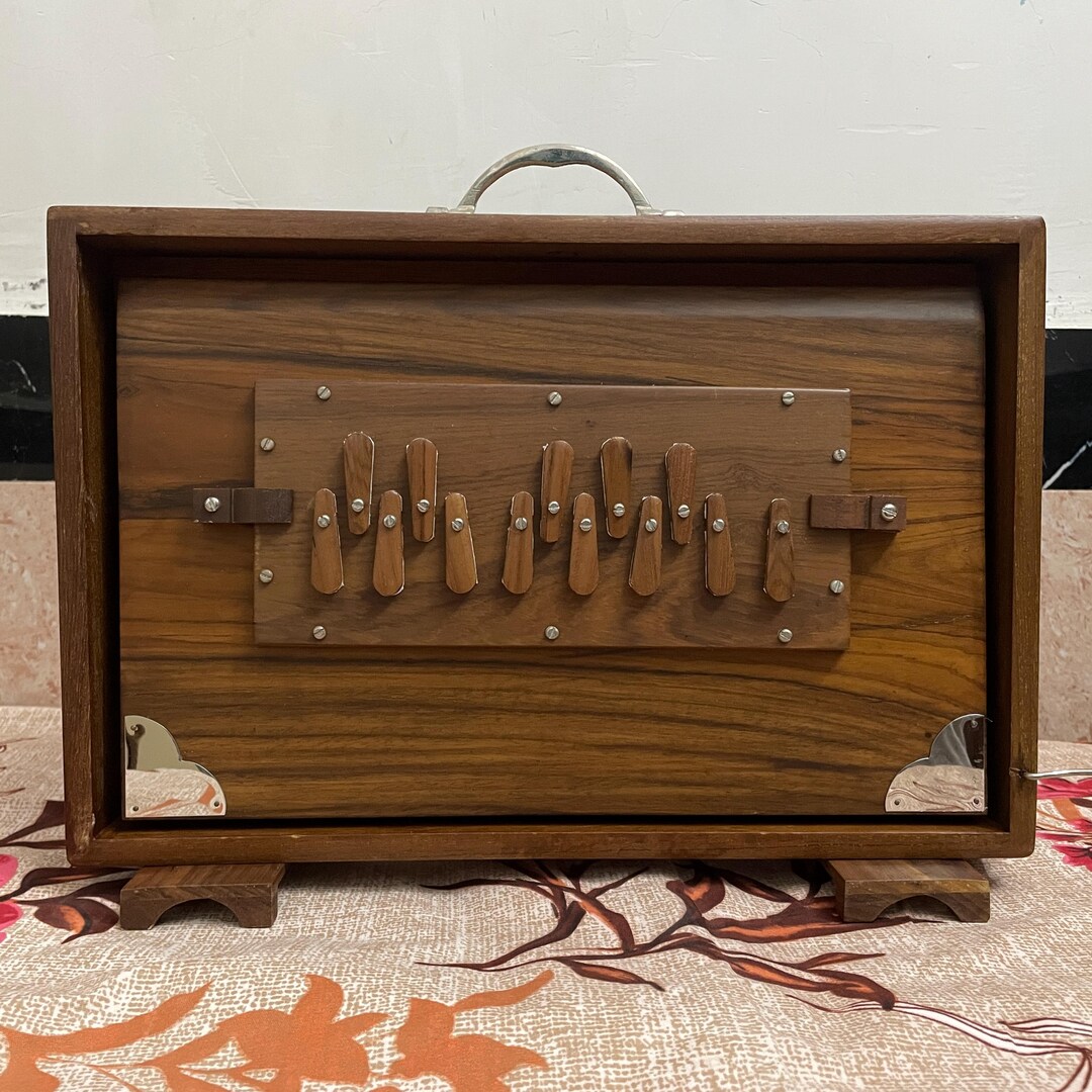 Handmade Teak Wood Shruti Box: 440hz Indian Instrument - Etsy
