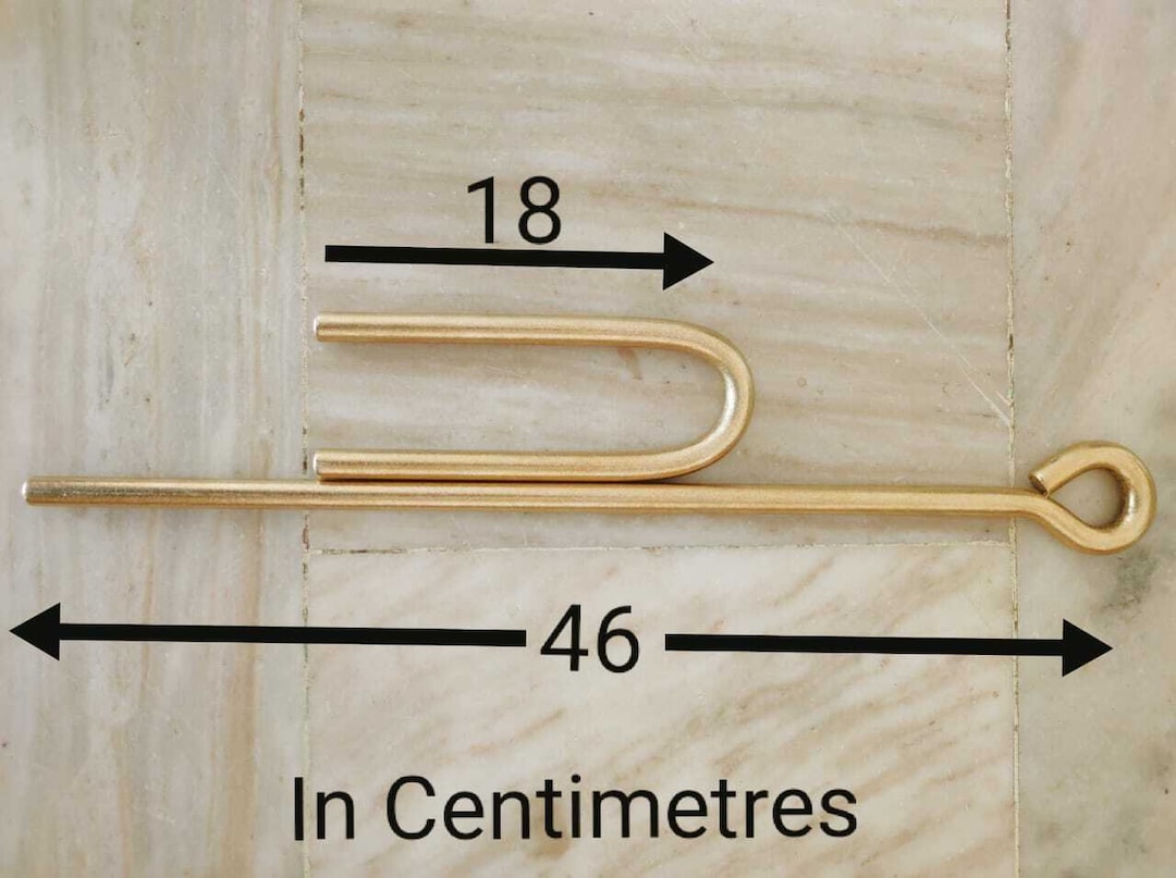 Royal Hand Craft Small Brass Musical Instruments Dhantal Rhythm Size 46 ...