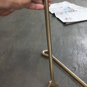 Royal Hand Craft Small Brass Musical Instruments Dhantal Rhythm Size 46 ...