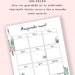 Undated Yearly Overview Calendar | Cute and Minimalist | Year at a ...