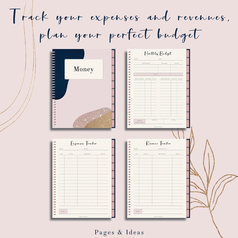 Pink Sparkle Digital Planner | Undated Planner | Goodnotes, Notability ...