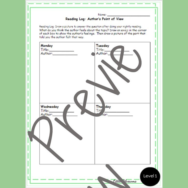 14 Reading Logs: Comprehension & Skill Based - Etsy