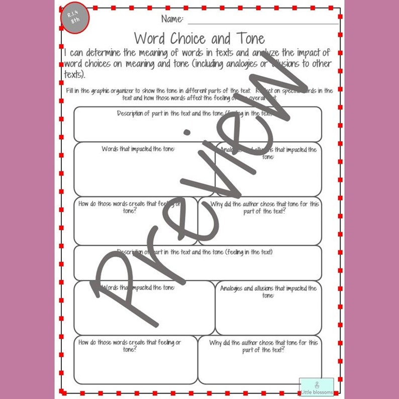 Reading Comprehension for the Year: 8th Grade - Etsy