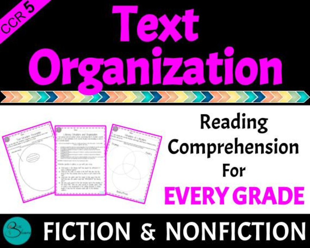 Reading Standard 5: Text Organization (text Features/structure/genre ...