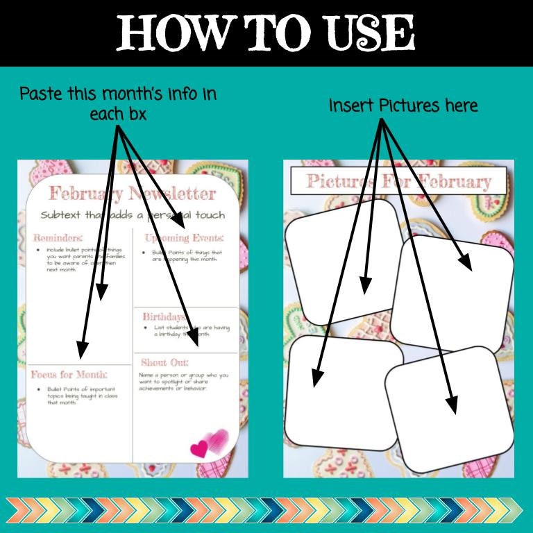 Newsletter Editable Templates - Etsy