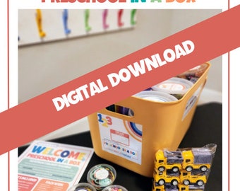 Preschool In A Box Preschool Activities Homeschool Printable Activities