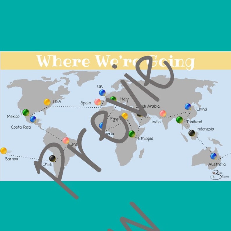 Culture and Diversity Reading Log: Reading Around the World - Etsy