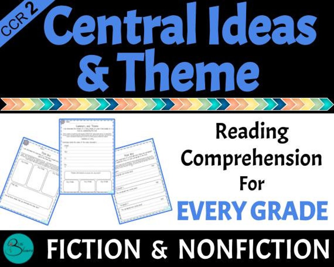 Reading Standard 2: Central Message/main Idea - Etsy