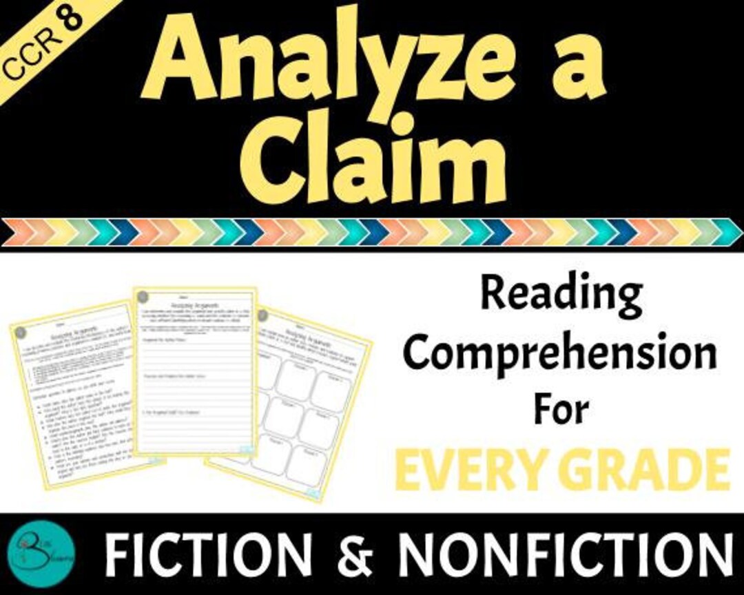 Reading Standard 8: Analyze a Claim - Etsy