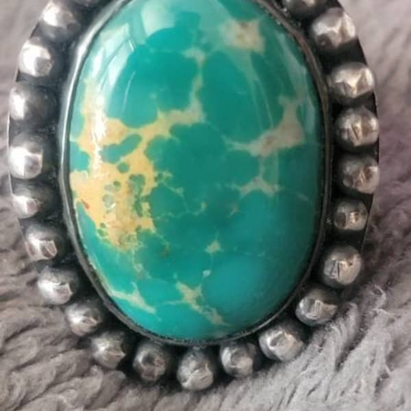 Green Turquoise Ring - Etsy