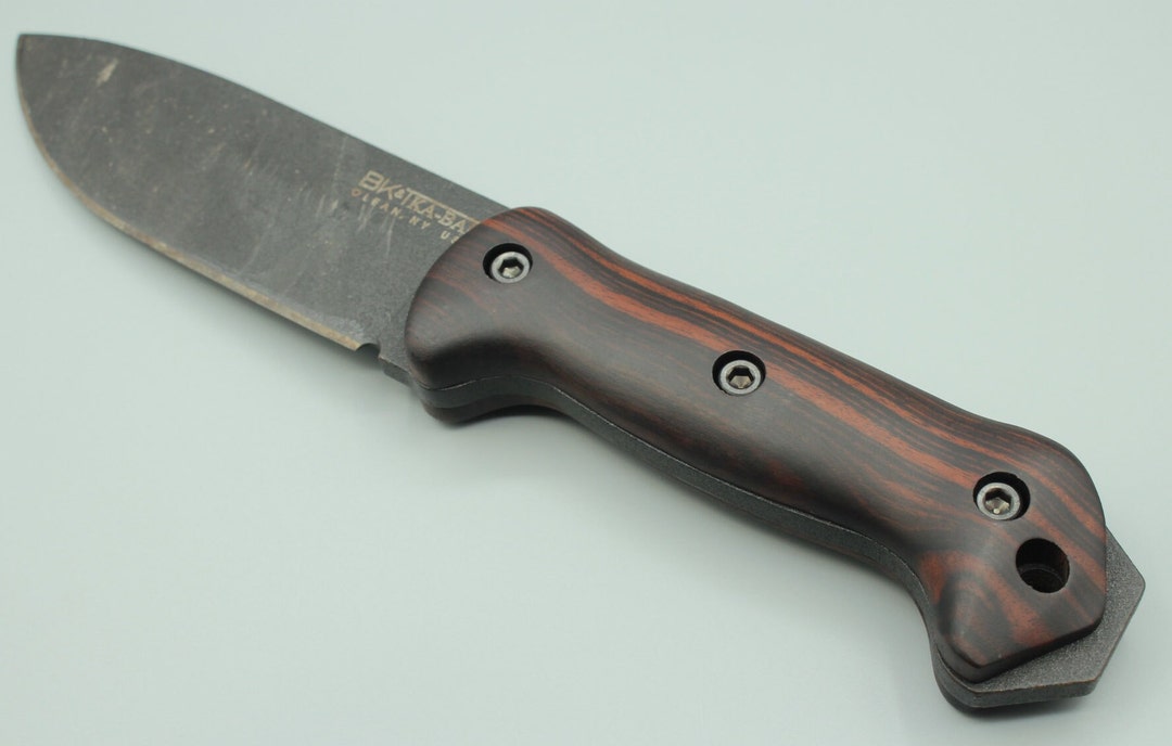 Custom Becker KA Bar Wood Scales Knife Handle for BK2-BK12 BK22 BK 32 ...