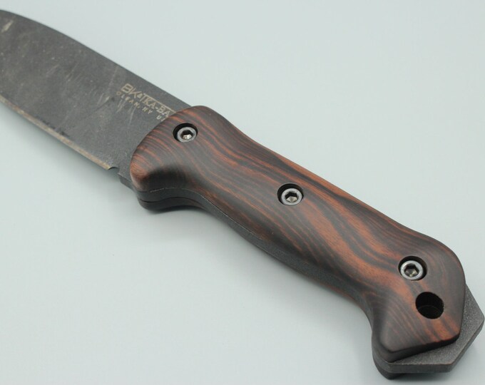 Custom Becker KA Bar Wood Scales Knife Handle for BK2-BK12 BK22 BK 32 ...
