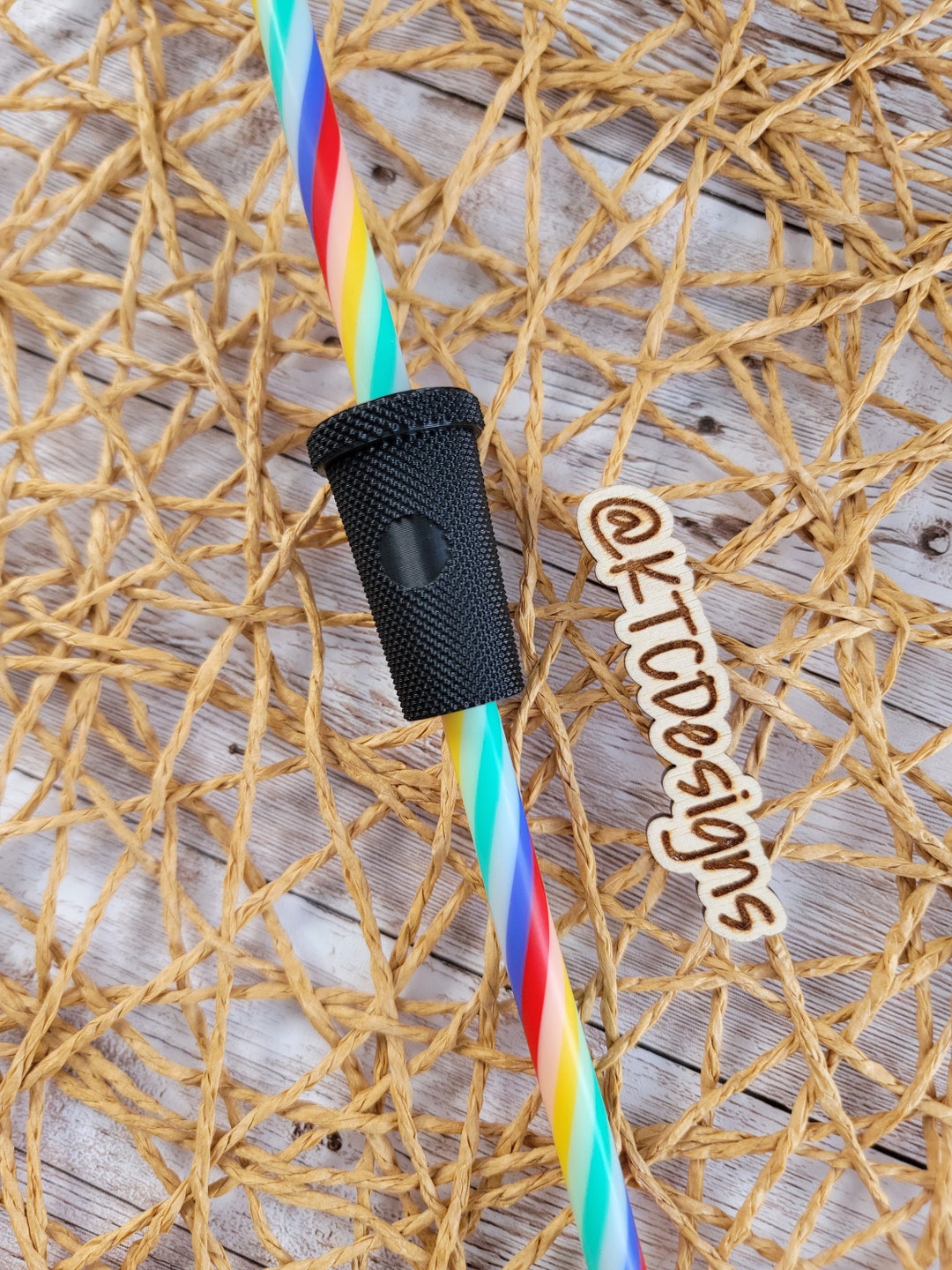 Studded Straw Topper - Etsy