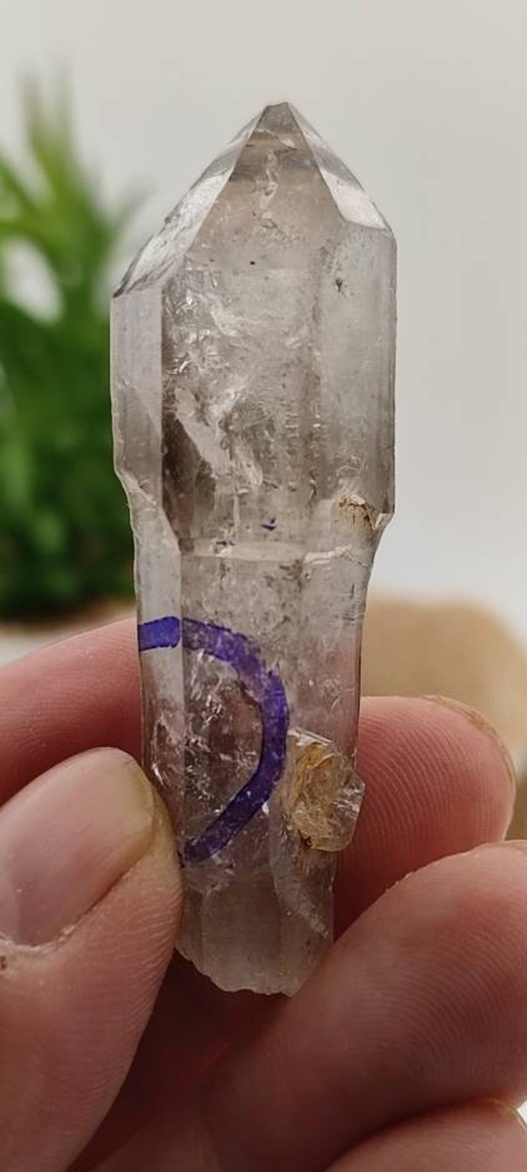 Master Quartz Scepter With Enhydro Master Quartz Tip - Etsy