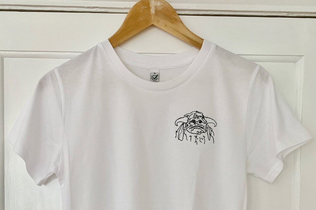 Ludo Labyrinth T-shirt, Embroidered Organic Cotton Handmade Tee - Etsy