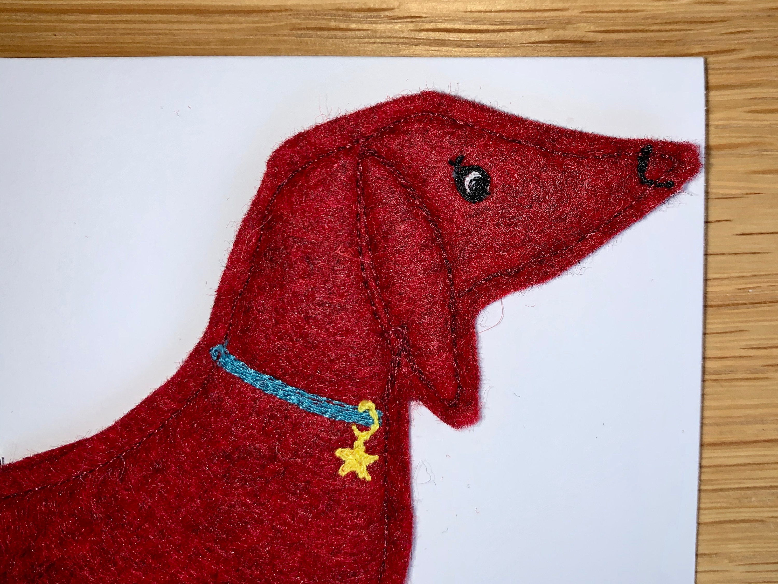 Dachshund Bookmark Sausage Dog Personalised Felt Sausage Dog | Etsy