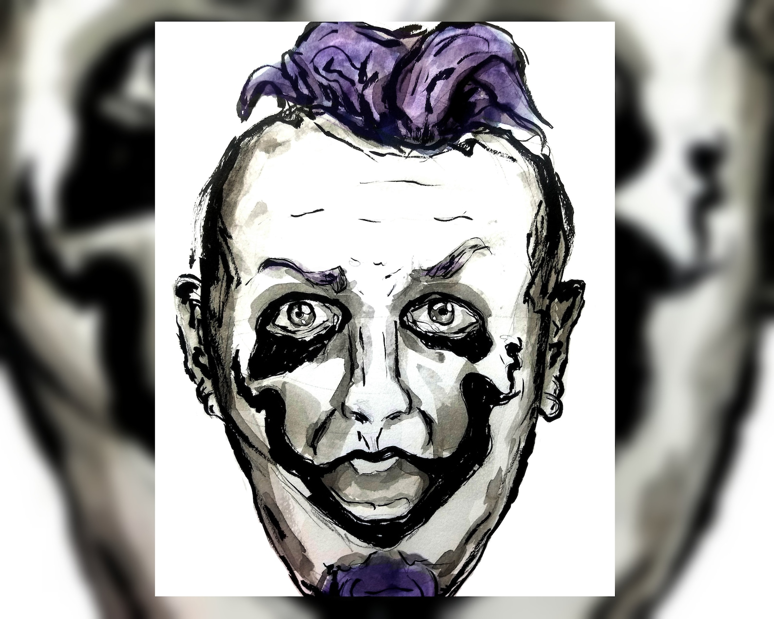 Mudvayne Chad Gray Art Print / Rock / Nu-metal Art Print / 8 X 10 ...
