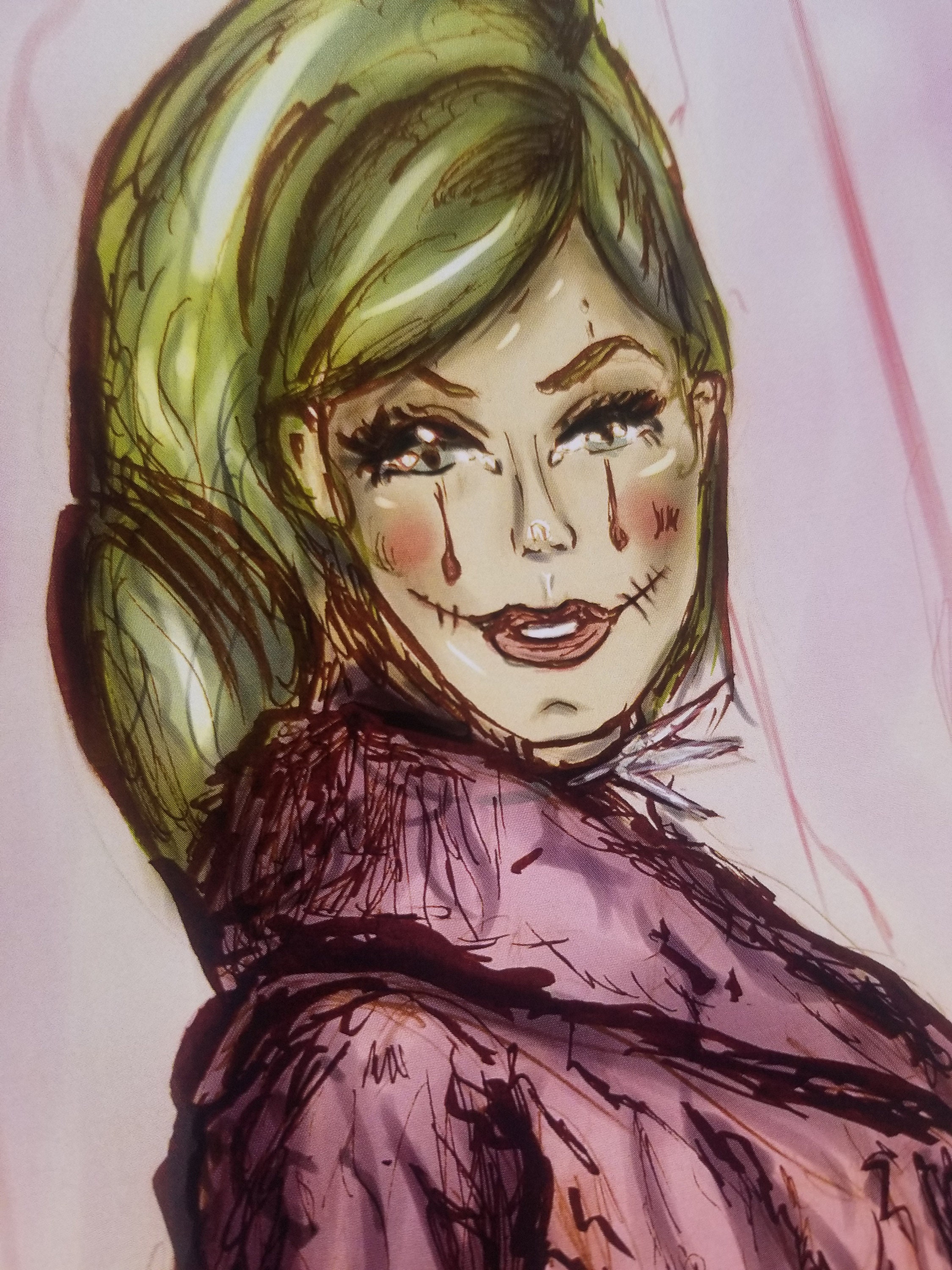 Barbie Horror Art Print / Barbie Doll Art Print / Creepy Woman - Etsy