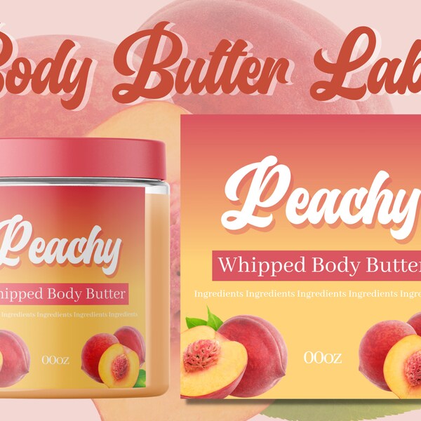 Body Butter Labels - Etsy