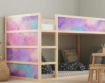 Bed Decal Ikea Kura Bed Stickers Decals for Kids Room Sticker Set - Etsy