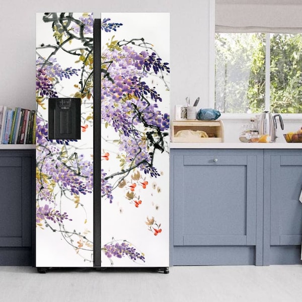 Stainless Steel Vinyl Wrap for Fridge - Etsy