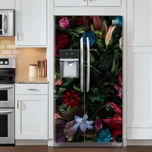 Vintag Vinyl Fridge Decal Sticker Wrap Kitchen Decor - Etsy