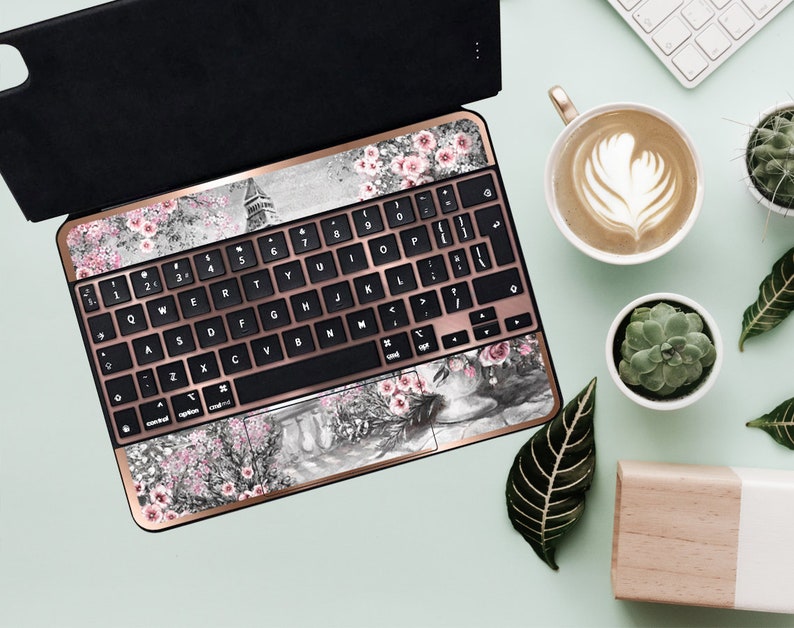 Metallic Premium Skin Apple Magic Keyboard Sticker Ipad Pro - Etsy