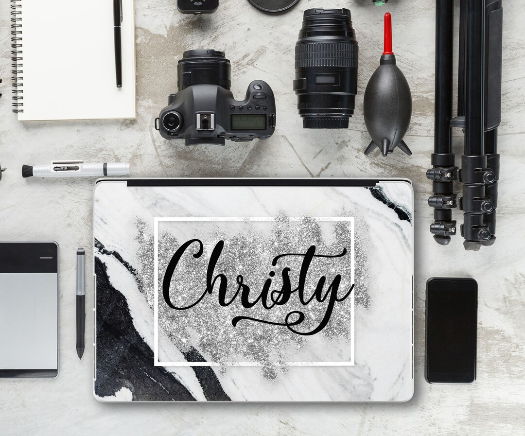 Initials Stickers Laptop HP Decal Keyboard Chromebook Lenovo - Etsy