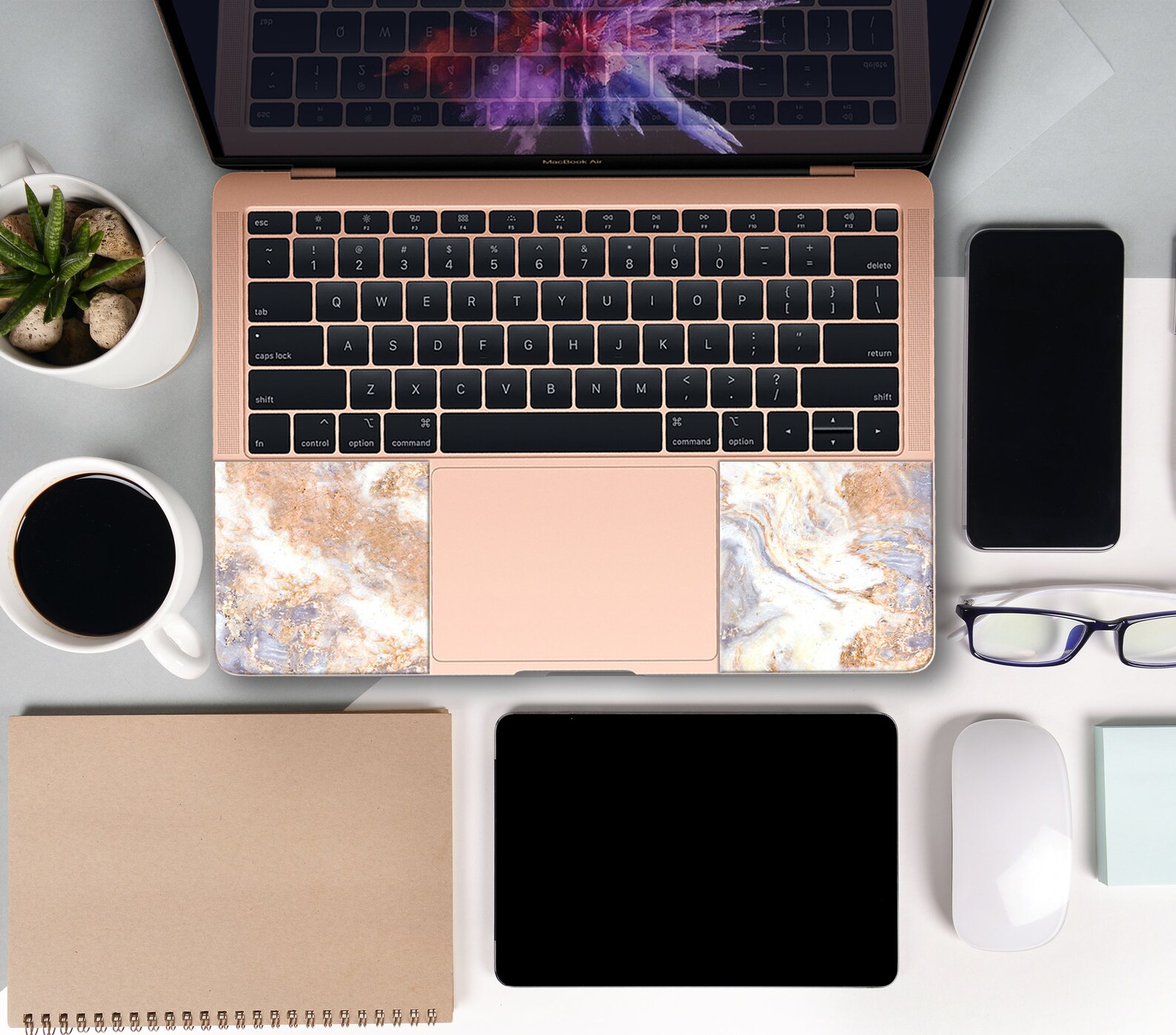 Marble Stickers Laptop Decal Keyboard Chromebook Lenovo Acer - Etsy