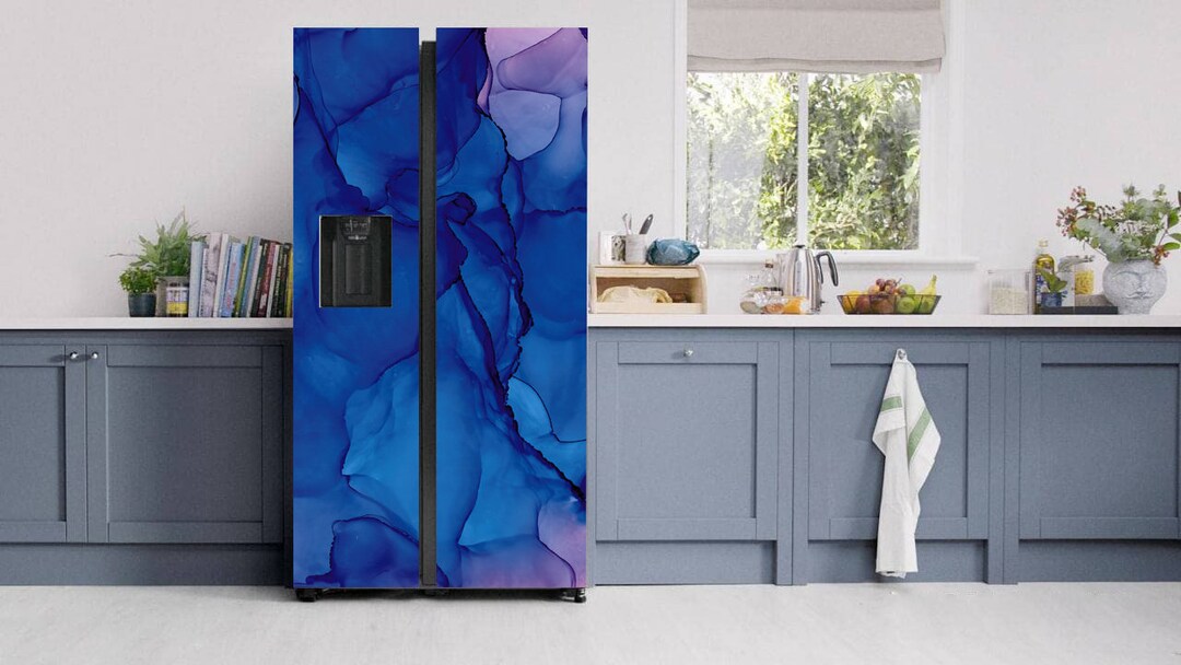 Decal Fridge Refrigerator Skin Sticker Decor Custom Skin - Etsy
