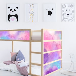 Bed Decal, Ikea Kura Bed Stickers, Decals for Kids Room, Sticker Set ...