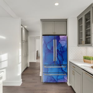 Decal Fridge Refrigerator Skin Sticker Decor Custom Skin - Etsy