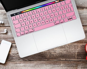 Pink Silicone Keyboard Cover Tech Accessory Macbook Pro - Etsy